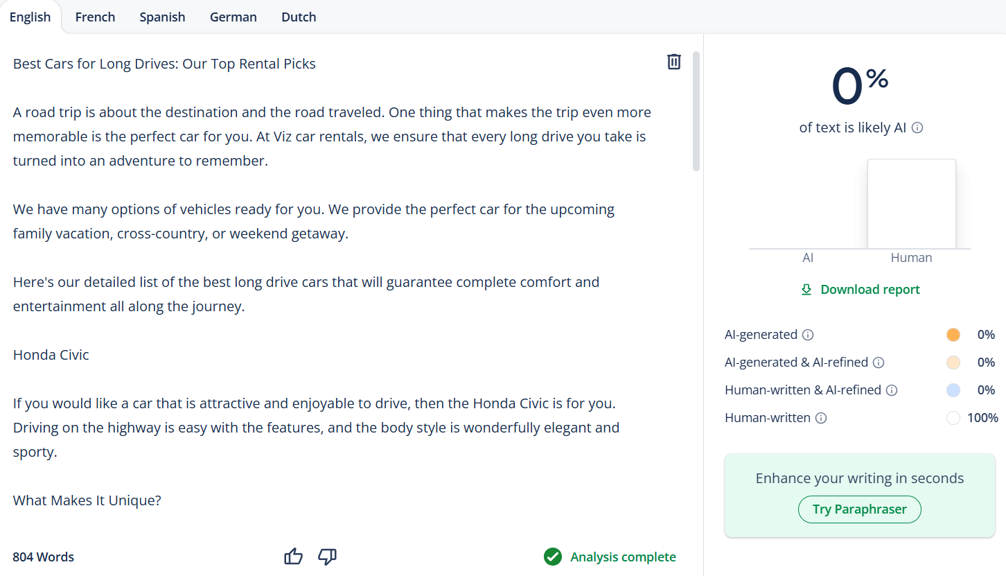 Top Cars for Long Drives | Best Rental Picks 2025